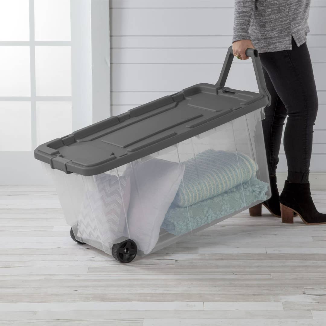 Organize with plastic storage containers and save money - TheStreet