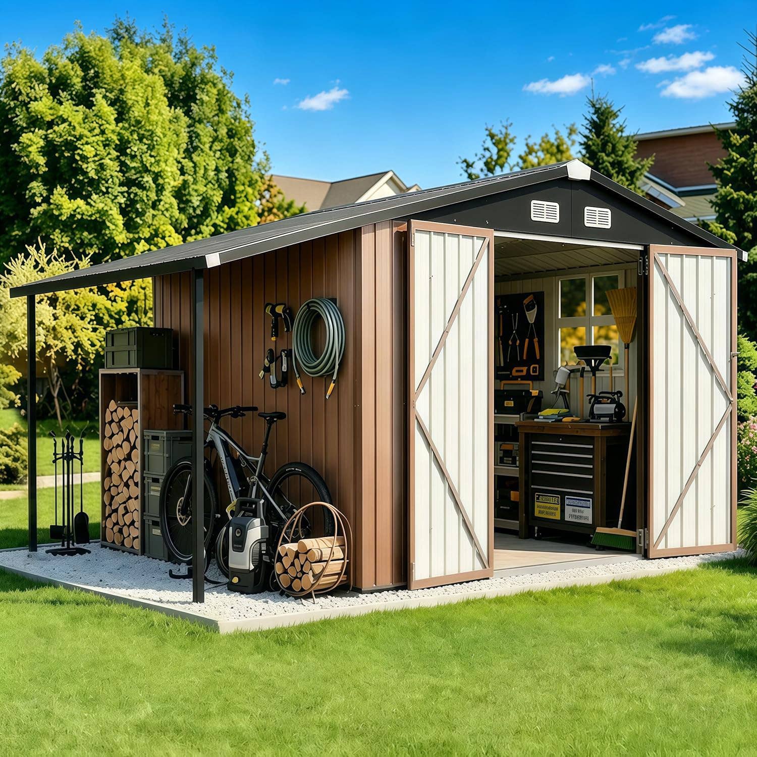 Amazon's cottagecore storage shed is a smart buy - TheStreet
