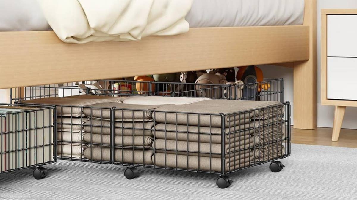 Using unused space under the bed offers easy storage from $7 - TheStreet