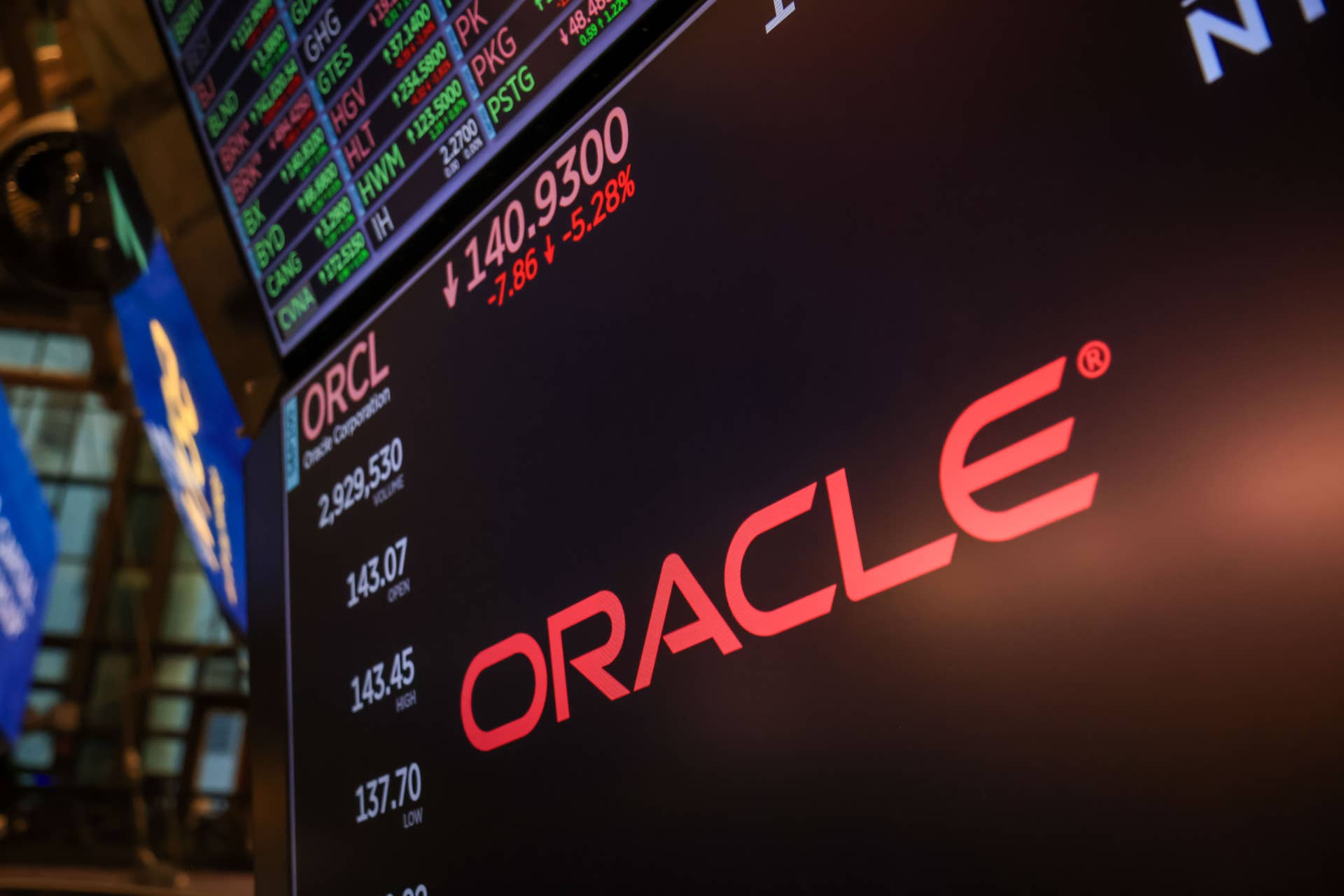 Oracle stock falls for a seventh session as filing risk lands - TheStreet