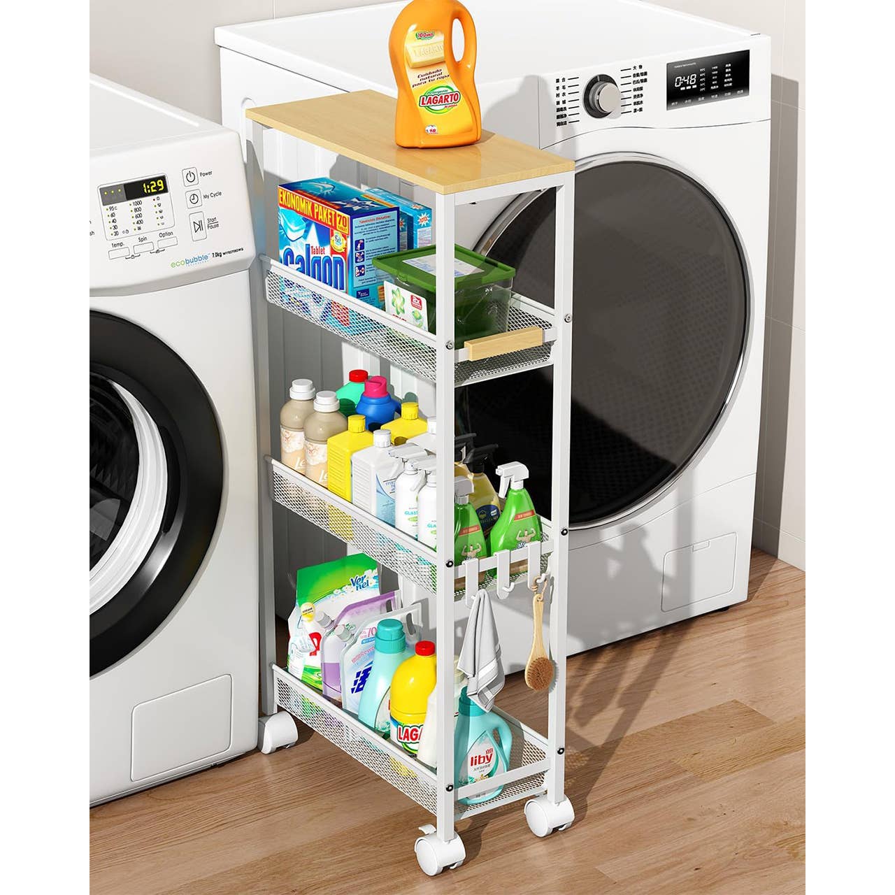Amazon's slim rolling utility cart is just $31 - TheStreet
