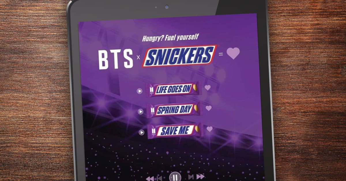 Snickers and BTS Just Released a Collaboration - TheStreet