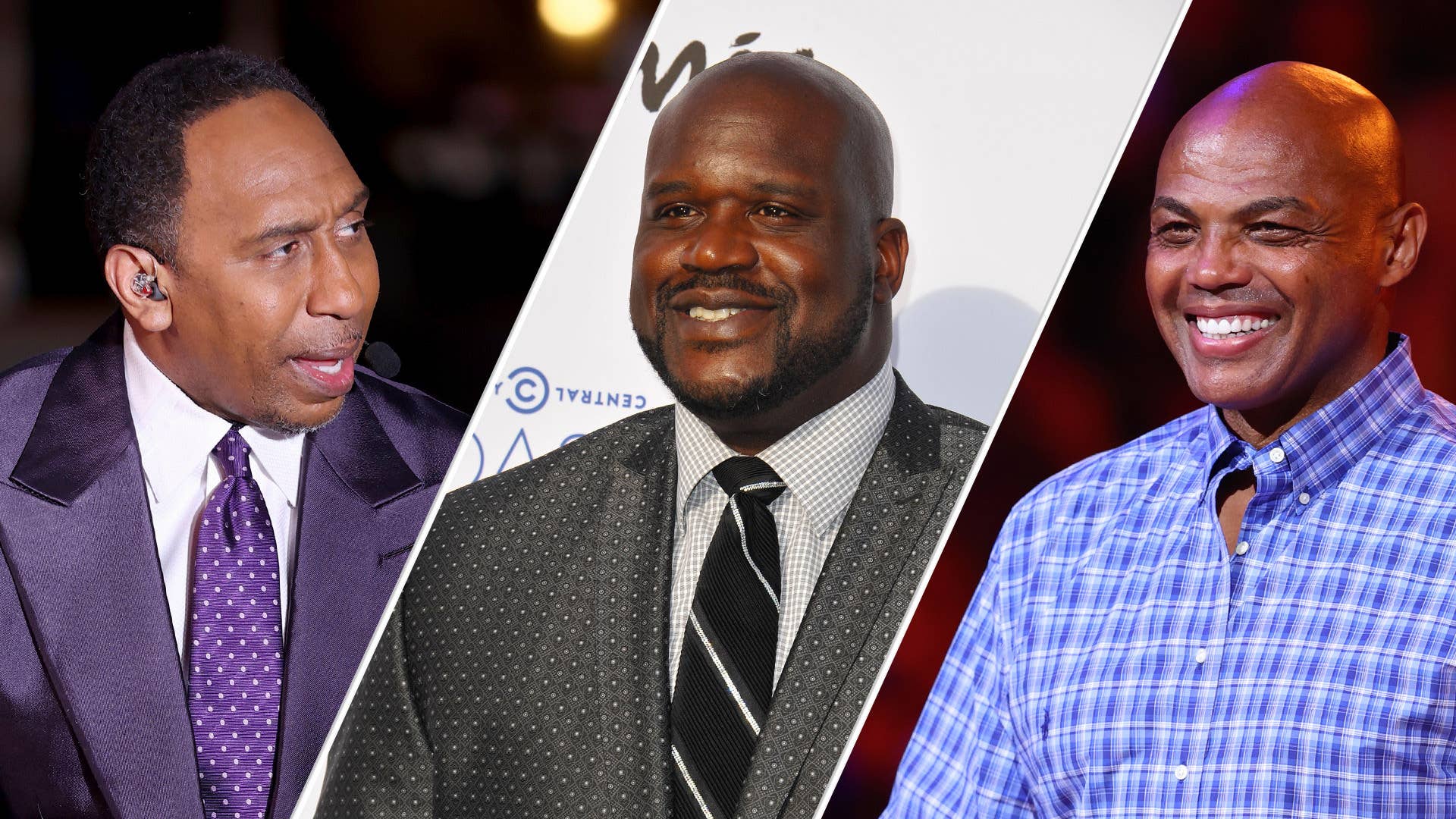 Stephen A. Smith, Charles Barkley, and Shaq join forces in first-ever ...