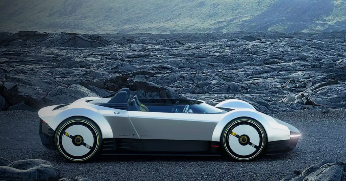 This beautiful, futuristic sports car has an unusual origin - TheStreet