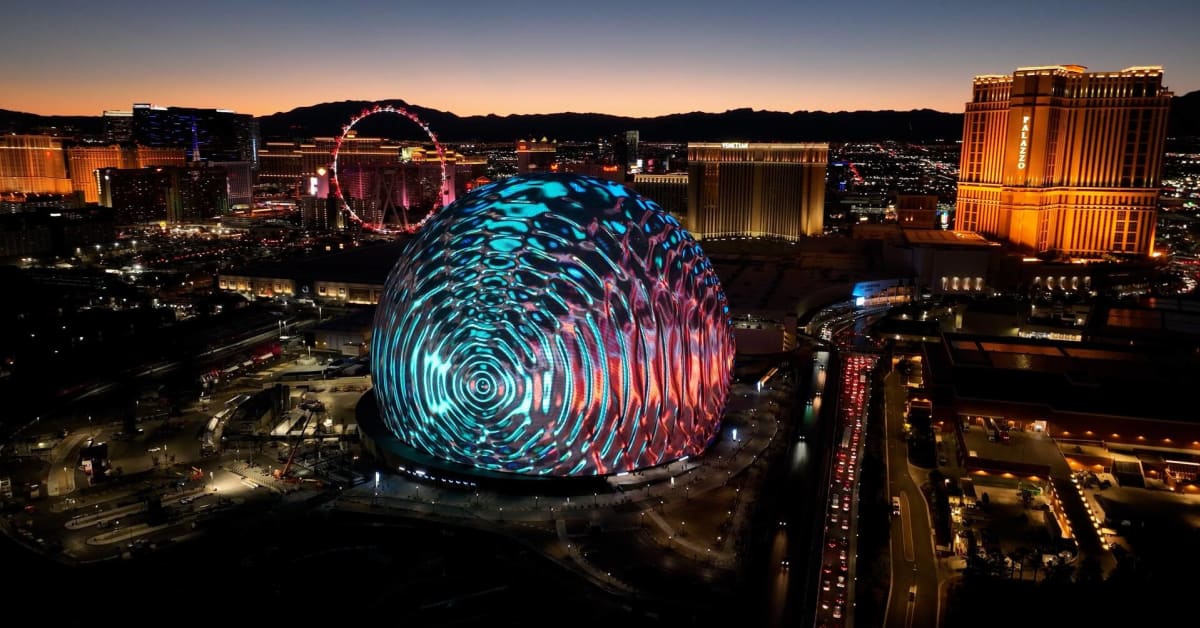 Las Vegas Strip Sphere signs popular rock band to huge residency ...
