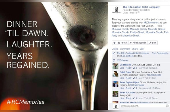 Hemingway Challenge Tells Ritz-Carlton 'Wow Stories' in 6 Words - TheStreet