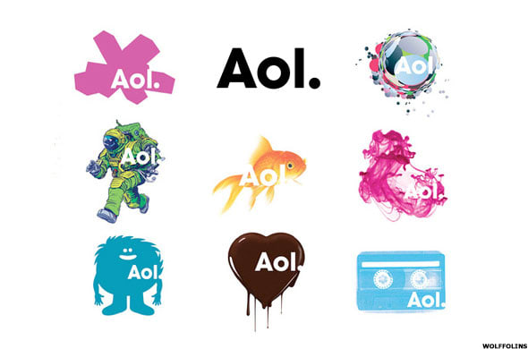 AOL's (AOL) Logo History -- From Control Video Corporation to America ...