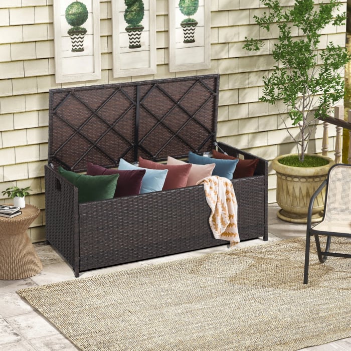 Walmart is selling a $279 patio storage bench for $100 - TheStreet