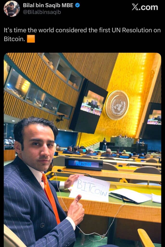 Pakistan Positions Bitcoin on UN Agenda, Hinting at World’s First ...