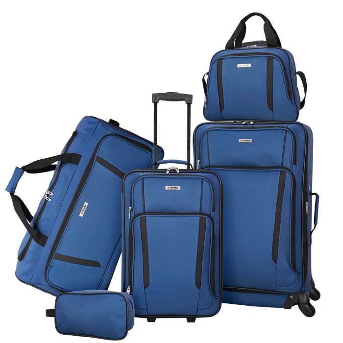 Macy's Tag Freehold 5-Piece Softside Luggage Set is just $70 - TheStreet