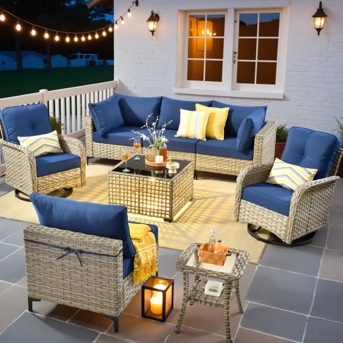 Walmart is selling a $1,300 8-piece patio set for $727 - TheStreet