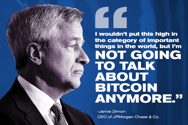 Jamie Dimon Regrets Bitcoin 'Fraud' Dismissal, Says Blockchain Is 'Real ...