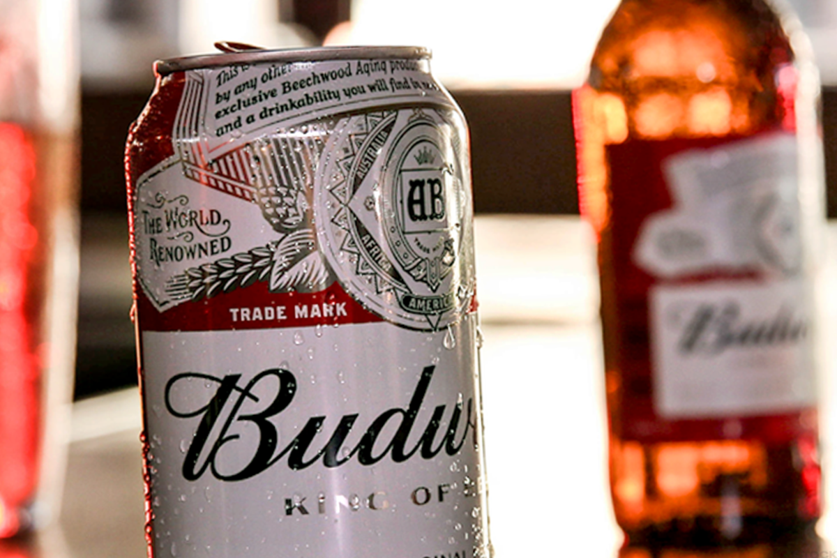 Budweiser Anheuser Busch Beer Budweiser in Bottles Tin Metal Sign Bud ...