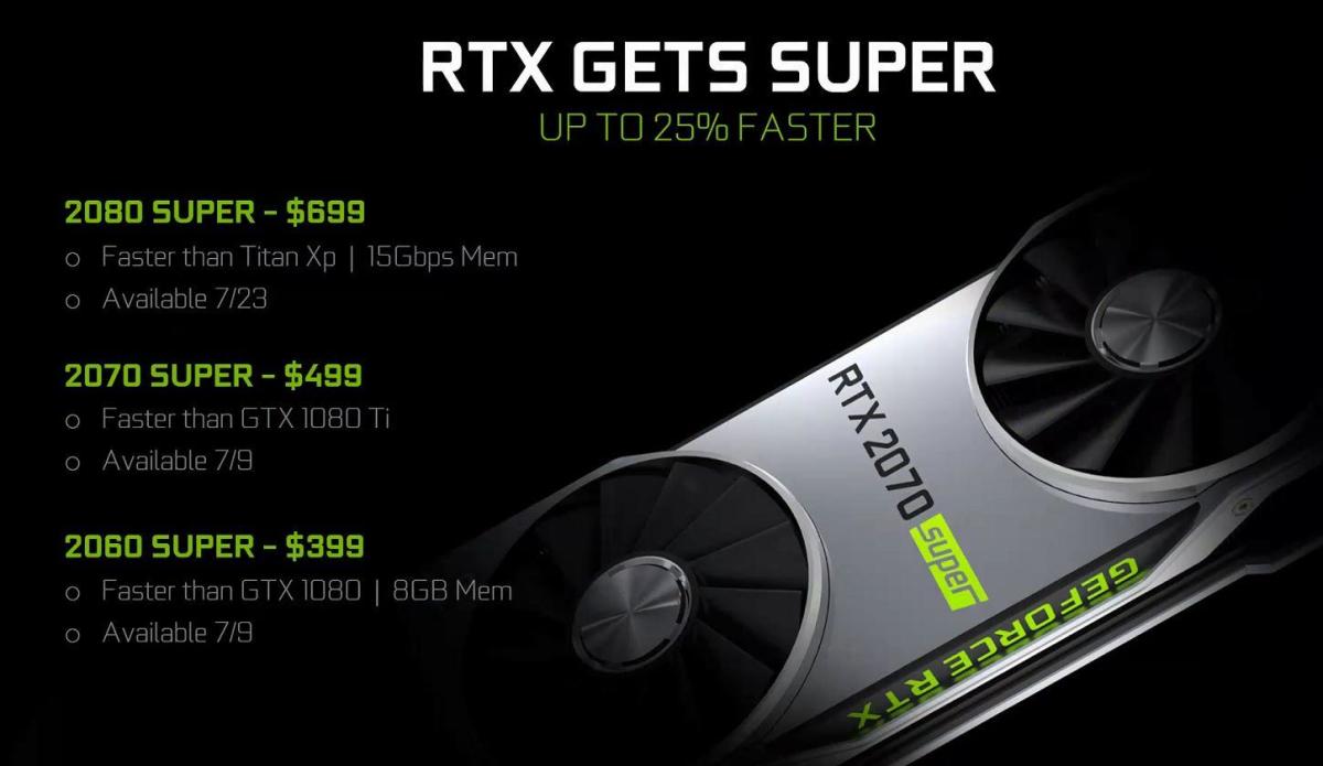 Nvidia Unveils 'Super' Gaming GPUs as AMD Gets Set to Launch Rival ...