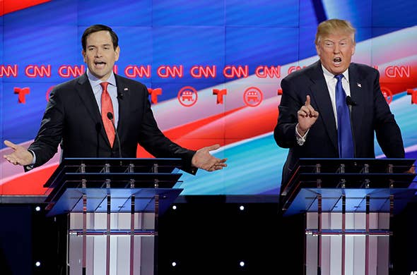 Marco Rubio Totally Dumped on Donald Trump at the GOP Debate - TheStreet