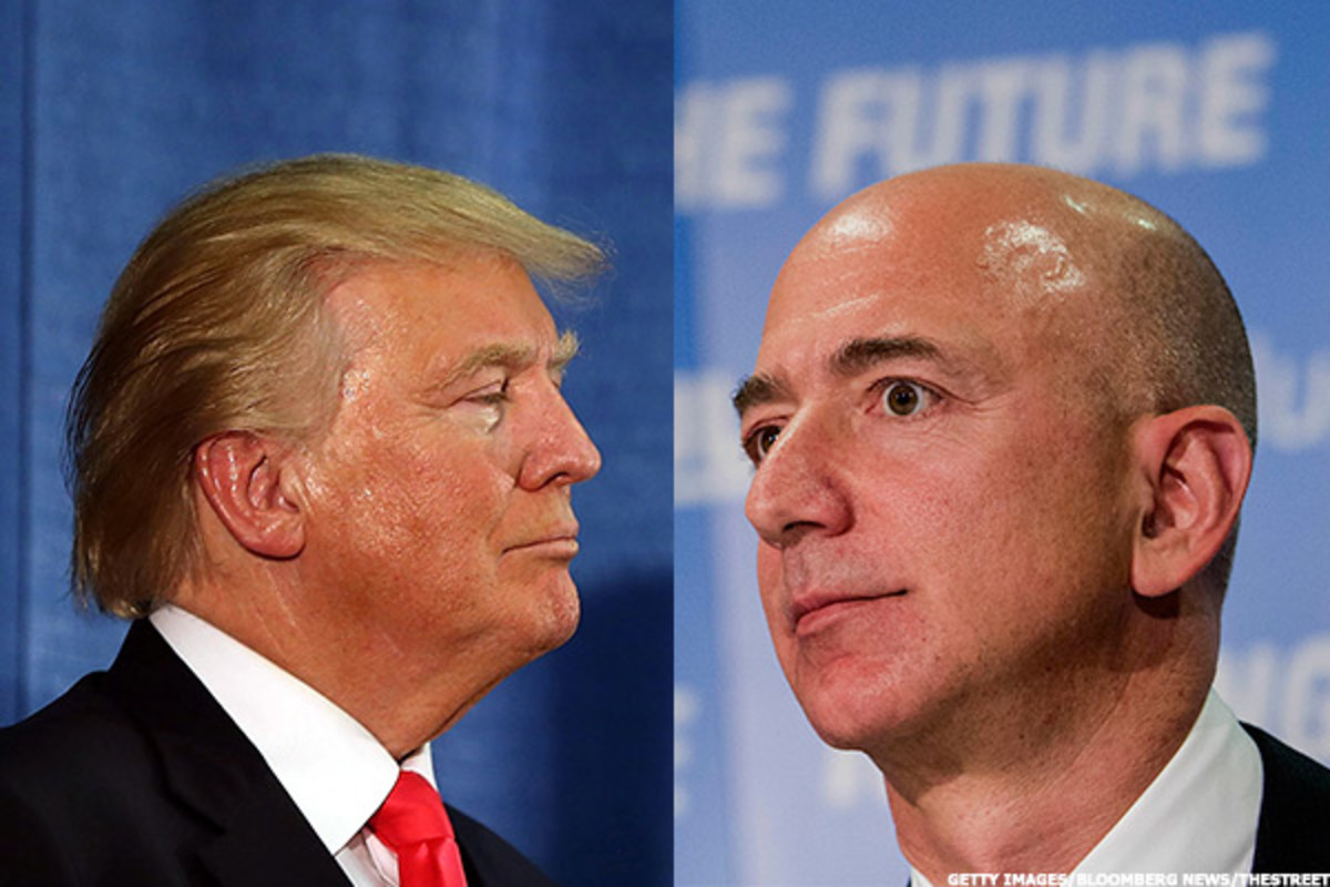 Amazon's Jeff Bezos Blasts Donald Trump Again for Bad Behavior - TheStreet