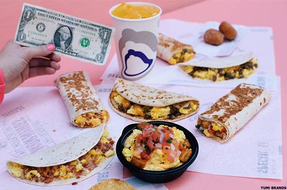 Taco Bell Launches Dollar Breakfast Menu as Battle With McDonald's (MCD ...