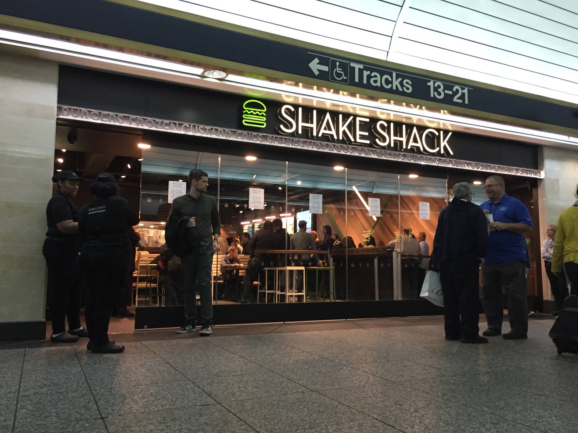 Shake Shack: Now Open in New York's Penn Station - TheStreet