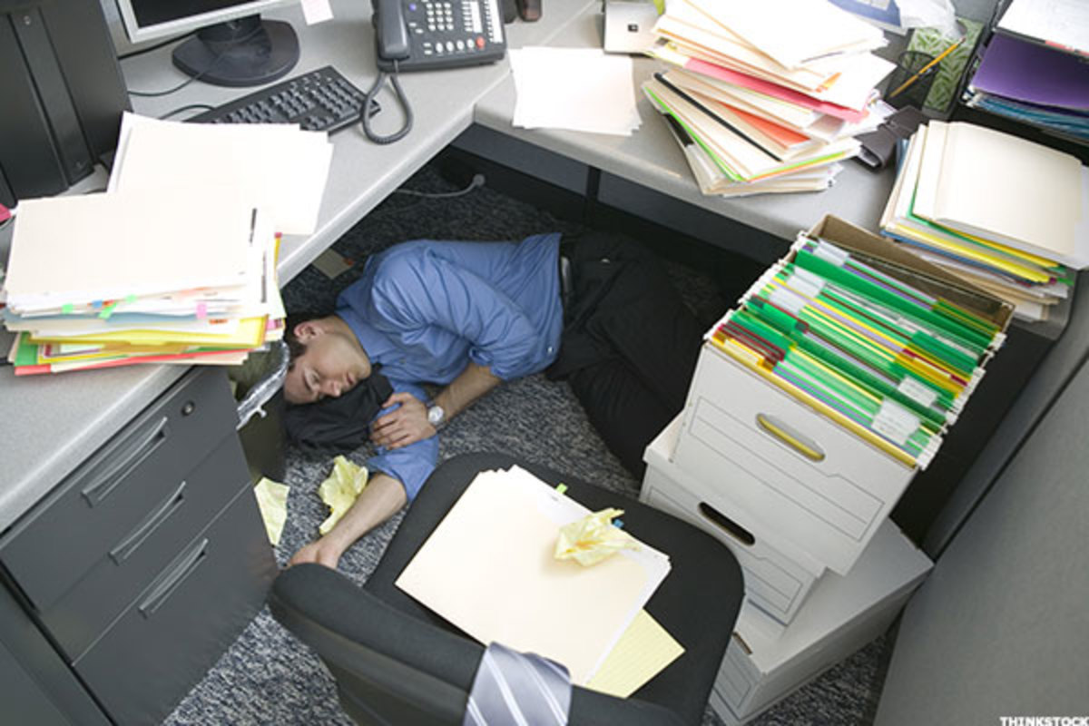 Messy Office Cubicles