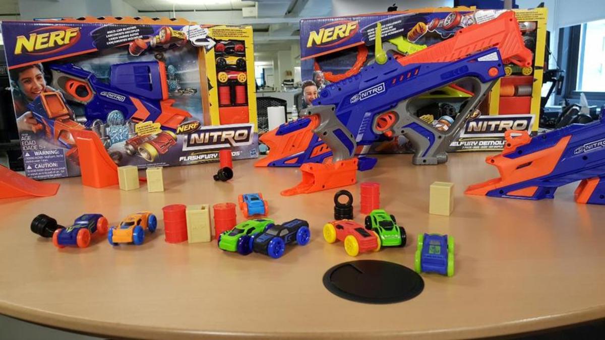Watch Us Shoot Tiny Cars From Hasbro's (HAS) Cool New Nerf Toy Line ...