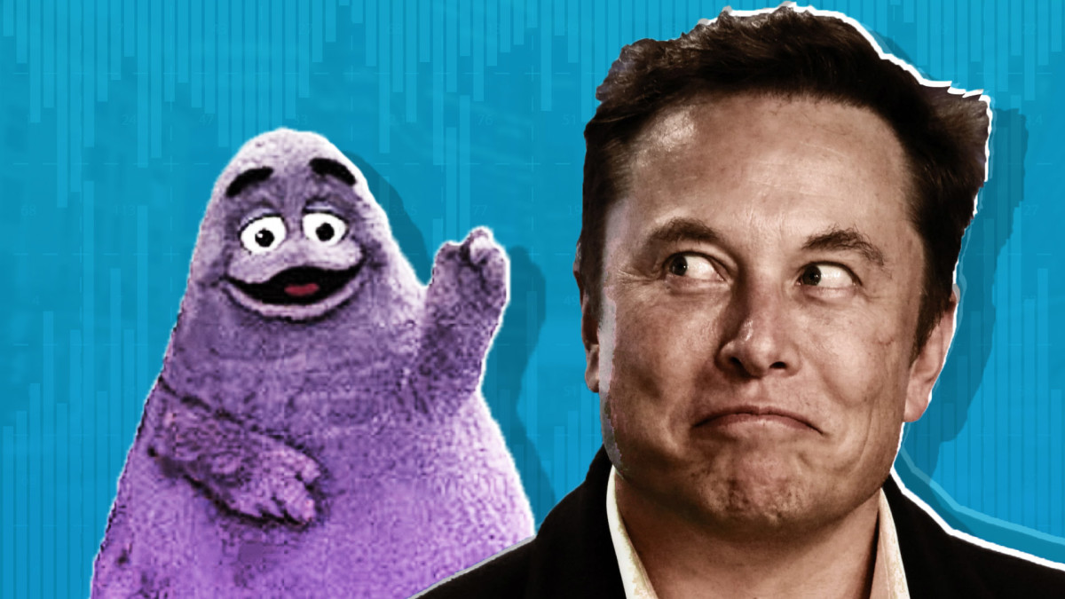 McDonald's Tesla Joke Sends Fake Grimacecoins to The Moon - TheStreet