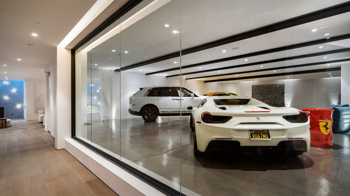 Beverly Hills Mansion Comes With its Own Car Showroom and a Link to ...