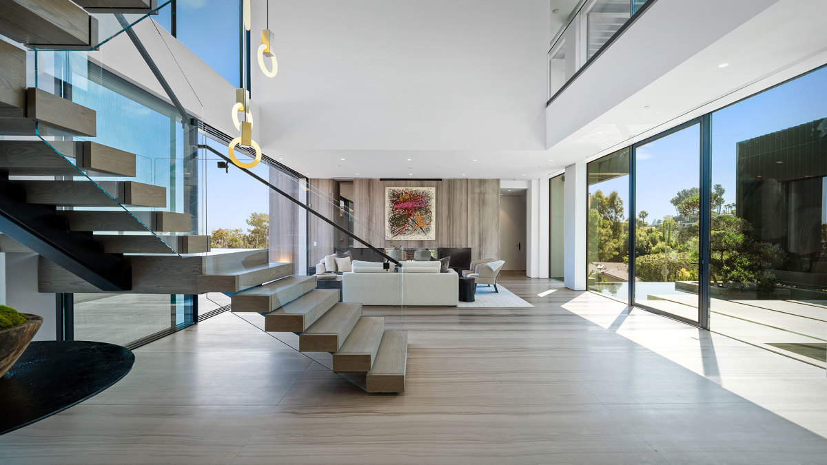 Beverly Hills Mansion Comes With its Own Car Showroom and a Link to ...