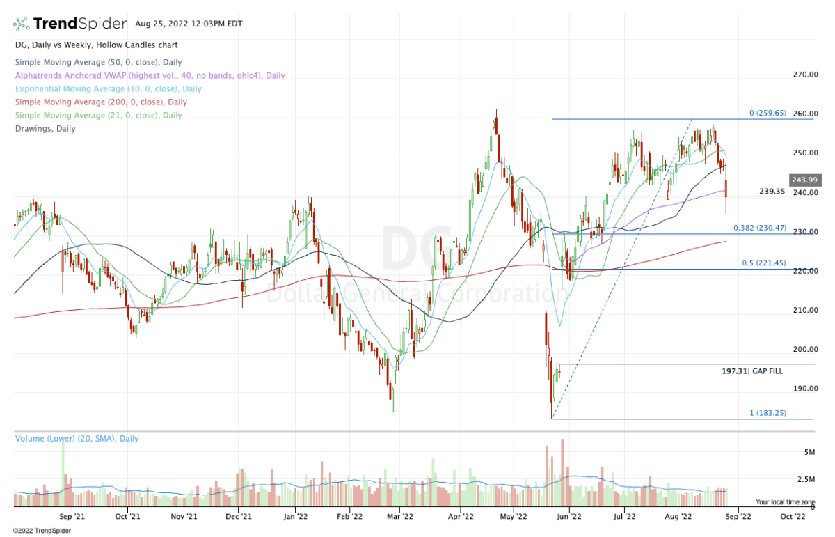 Dollar General and Dollar Tree: A Tale of Two Charts - TheStreet