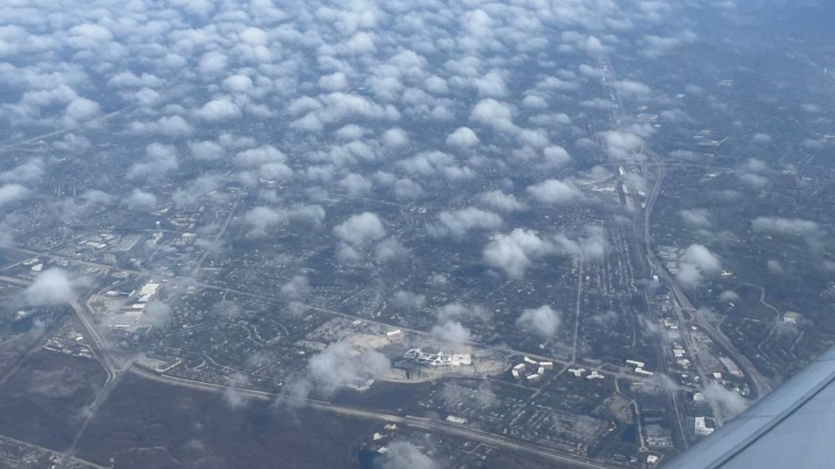 This is what you see from above on a Spirit Airlines flight - TheStreet