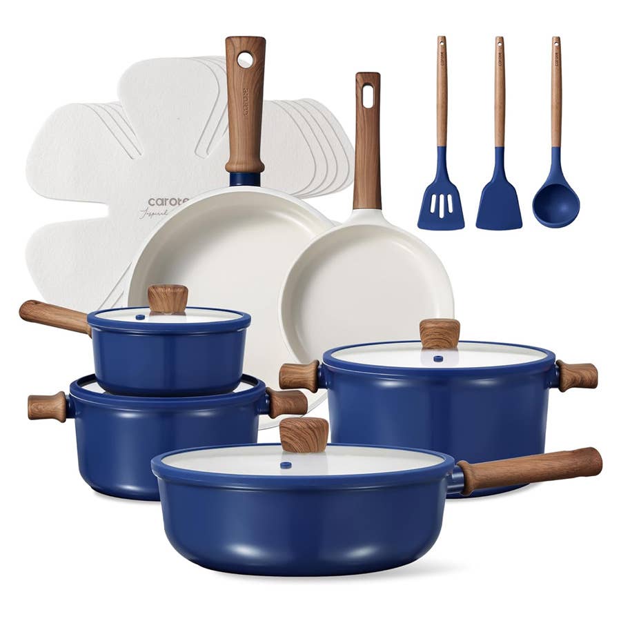 Amazon is selling a $200 18-piece cookware set for $80 - TheStreet
