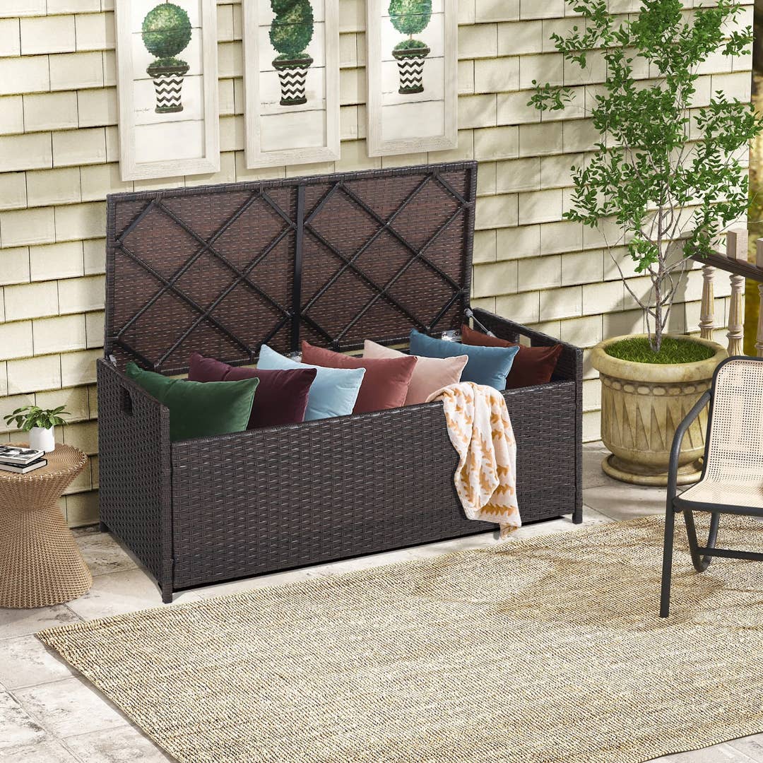 Walmart is selling a $279 patio storage bench for $100 - TheStreet
