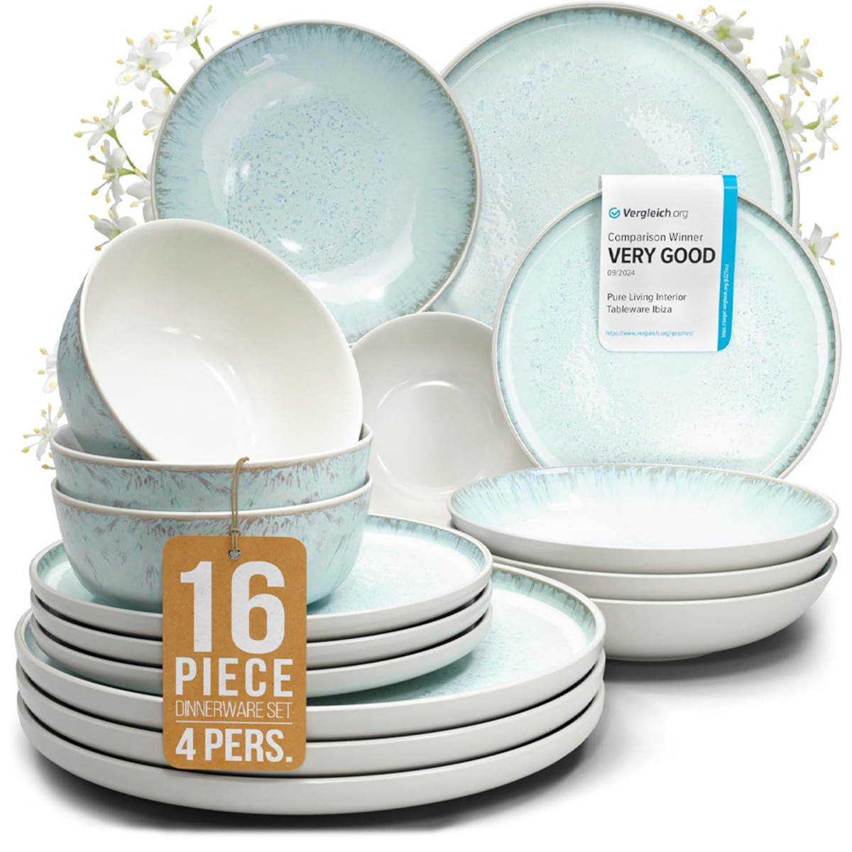 Amazon is selling a $115 16-piece dinnerware set for $50 - TheStreet