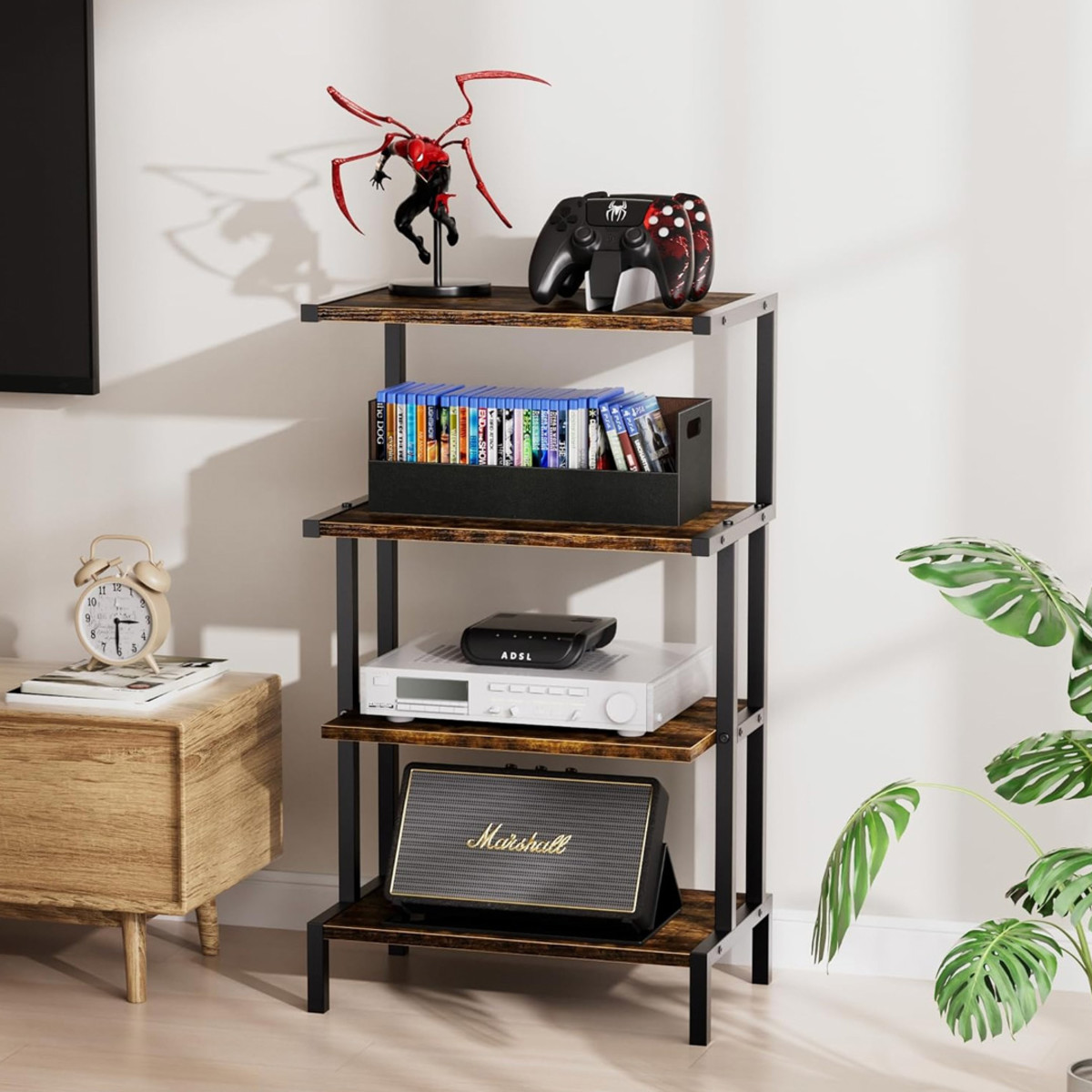 Amazon is selling a $60 4-tier media stand for $30 - TheStreet