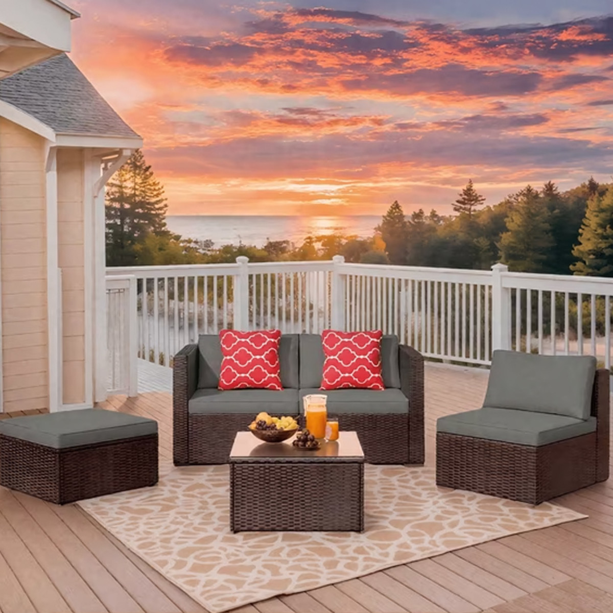 Walmart is selling a $661 modular patio sectional for $280 - TheStreet