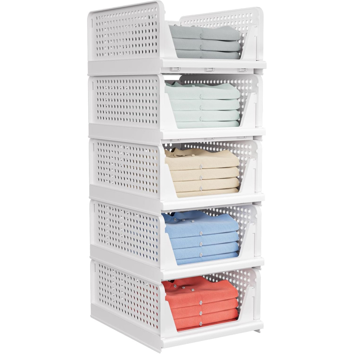 Amazon is selling $60 stackable storage baskets for $36 - TheStreet