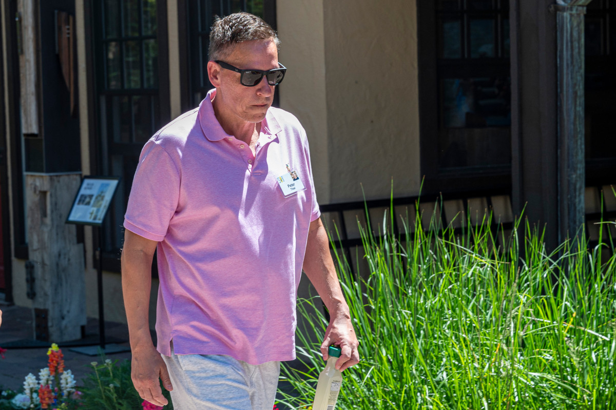 Peter Thiel-backed crypto stocks surges after market crash - TheStreet ...