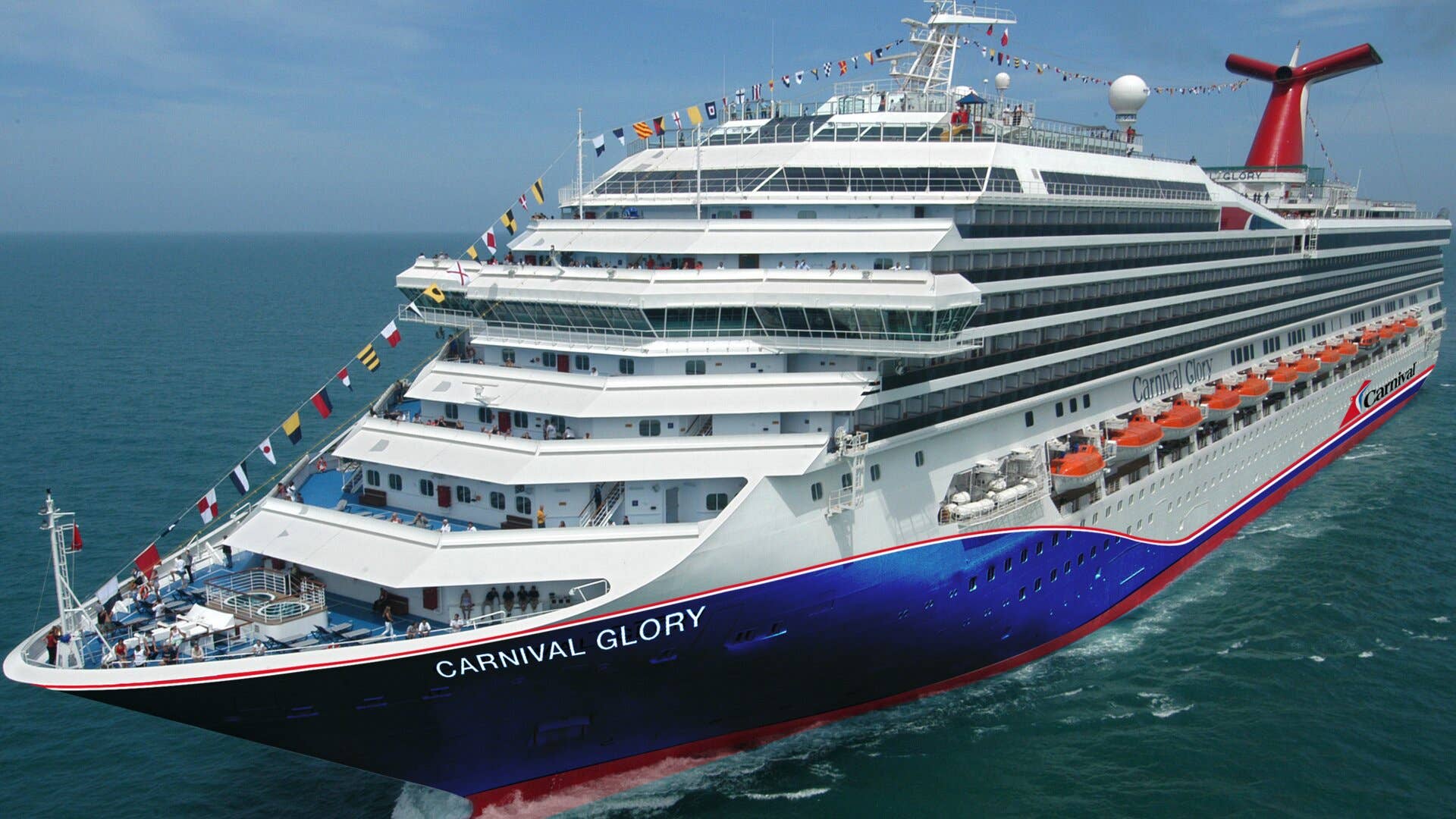 Carnival Glory Travel Map Carnival Cruise Ships Hi Res Stock