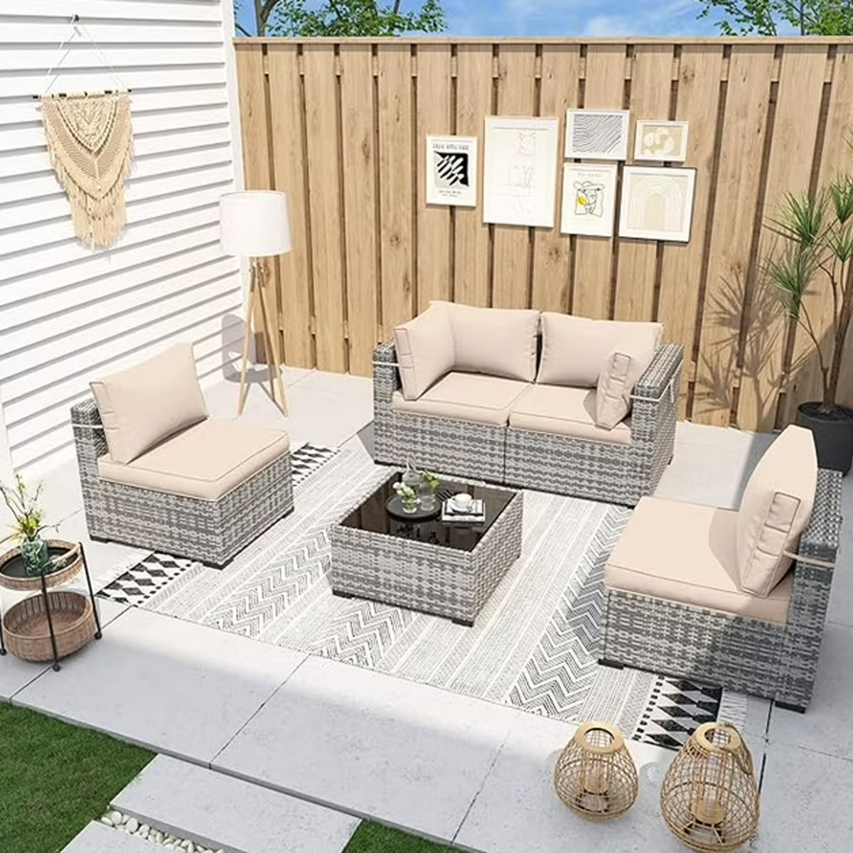 Walmart is selling an $1,150 wicker patio set for only $420 - TheStreet