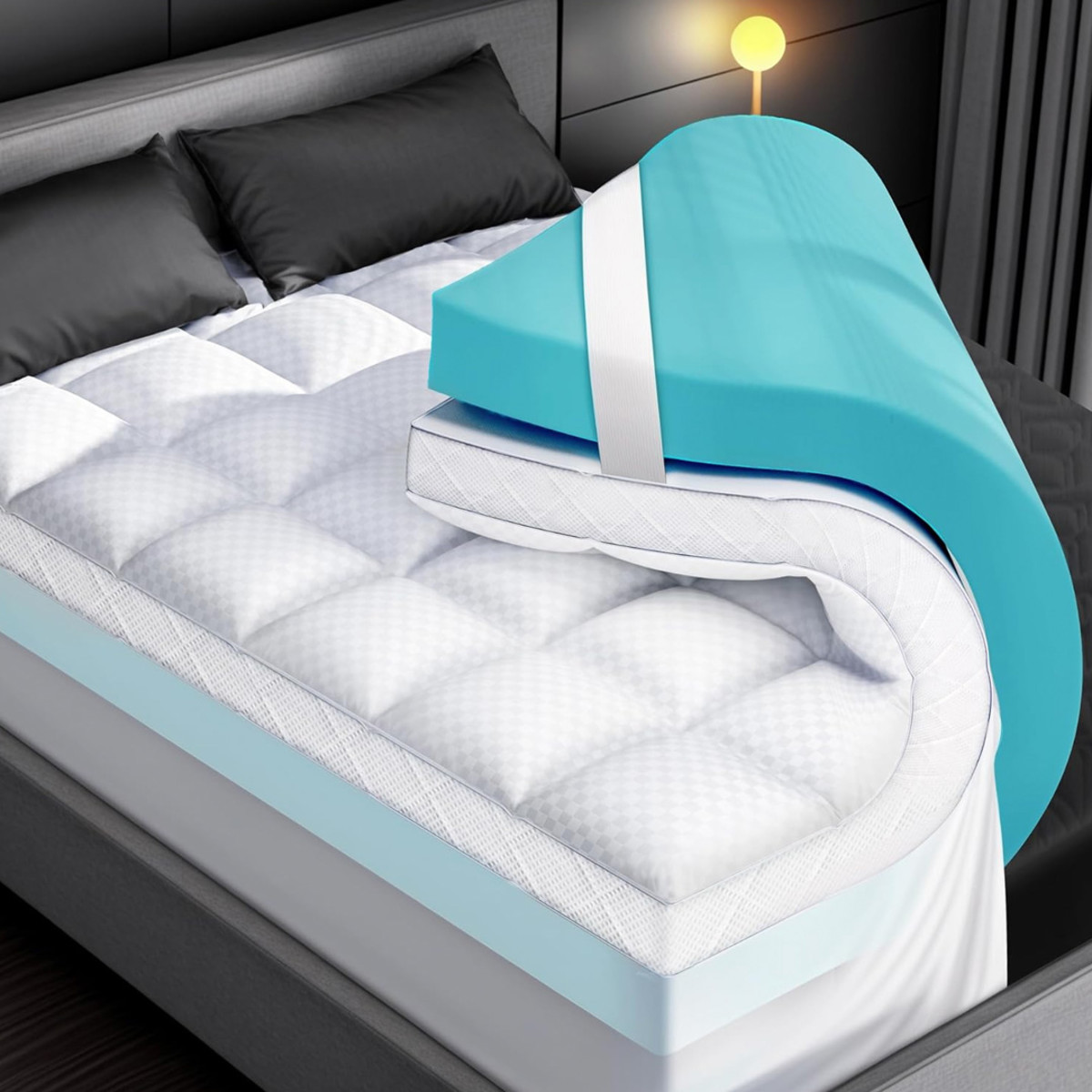 Amazon is selling a $300 'soft' mattress topper for $150 - TheStreet