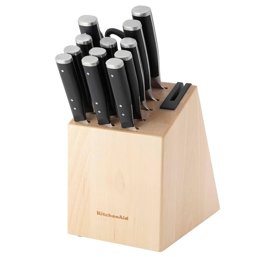 Amazon is selling a $120 KitchenAid knife block set for $47 - TheStreet