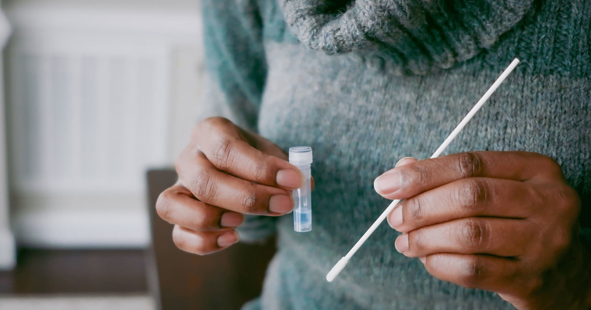 Passengers from long flights could soon be asked to do a nasal swab at the airport - TheStreet