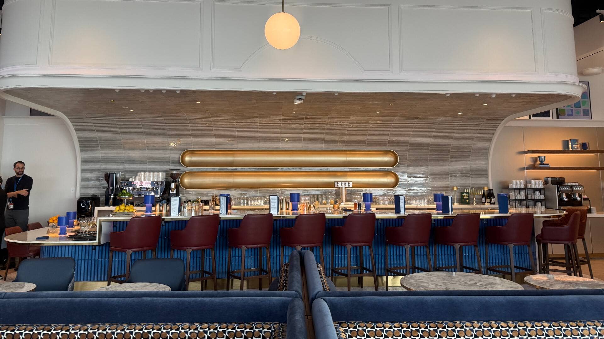 We got a peek inside the swanky new JetBlue lounge at JFK - TheStreet
