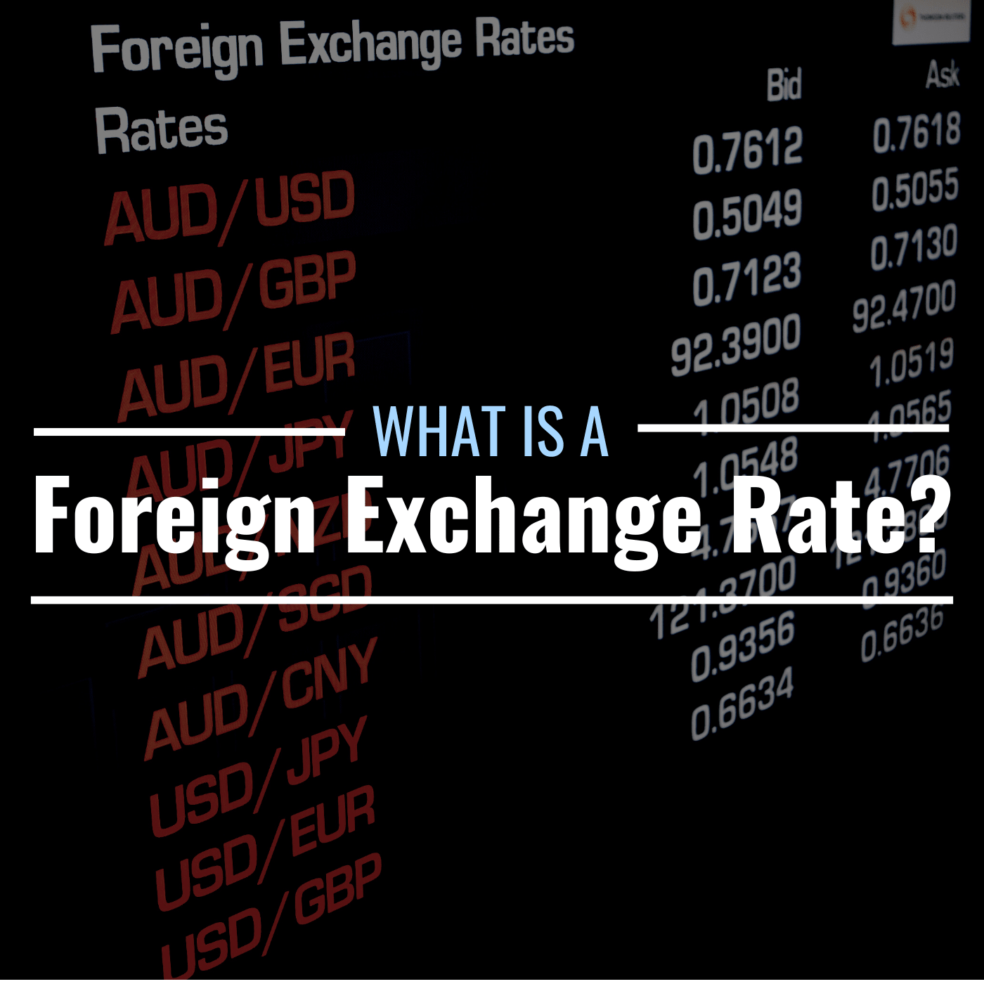 What Is a Foreign Exchange Rate? Definition & Examples - TheStreet