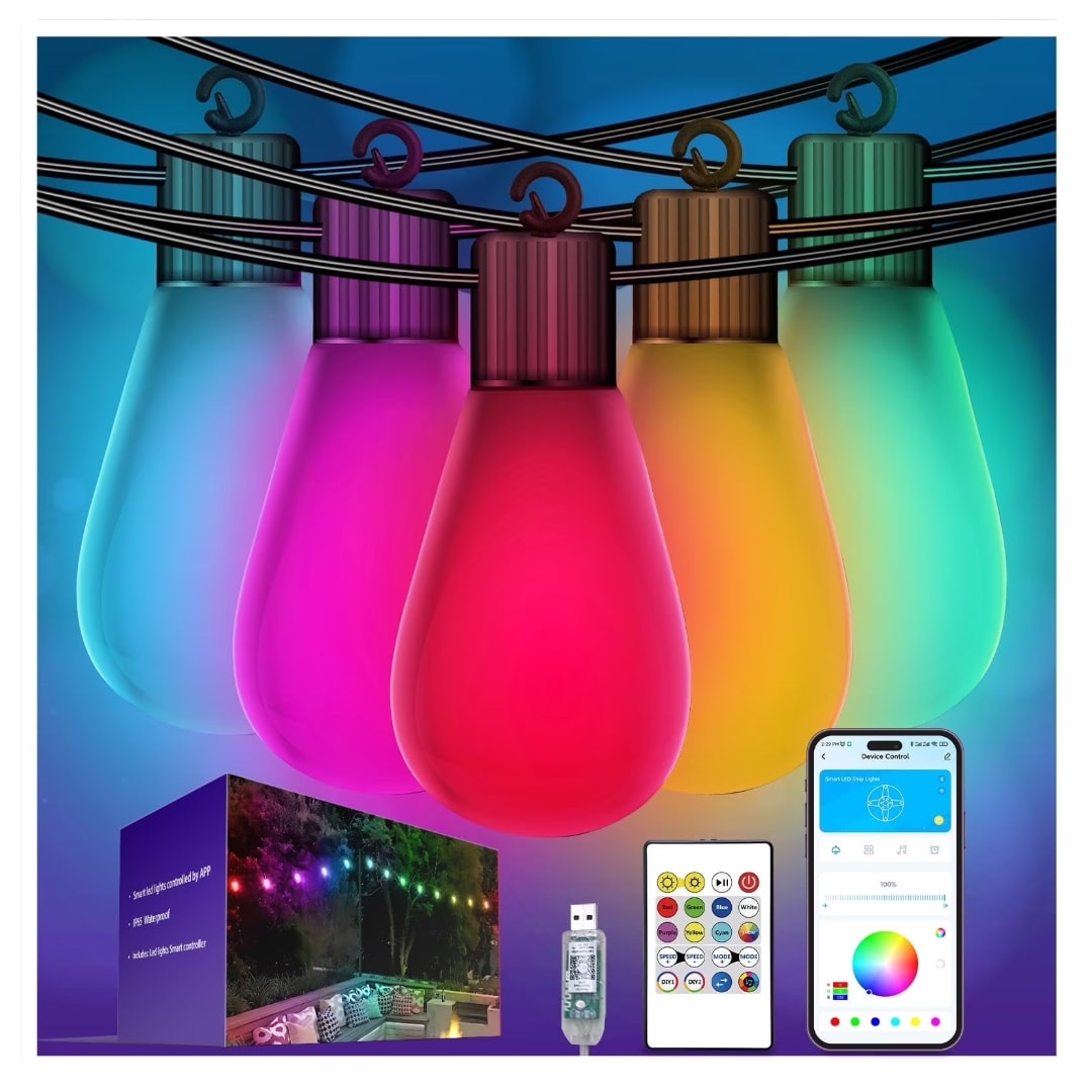 Walmart is selling $26 outdoor smart string lights for $15 - TheStreet