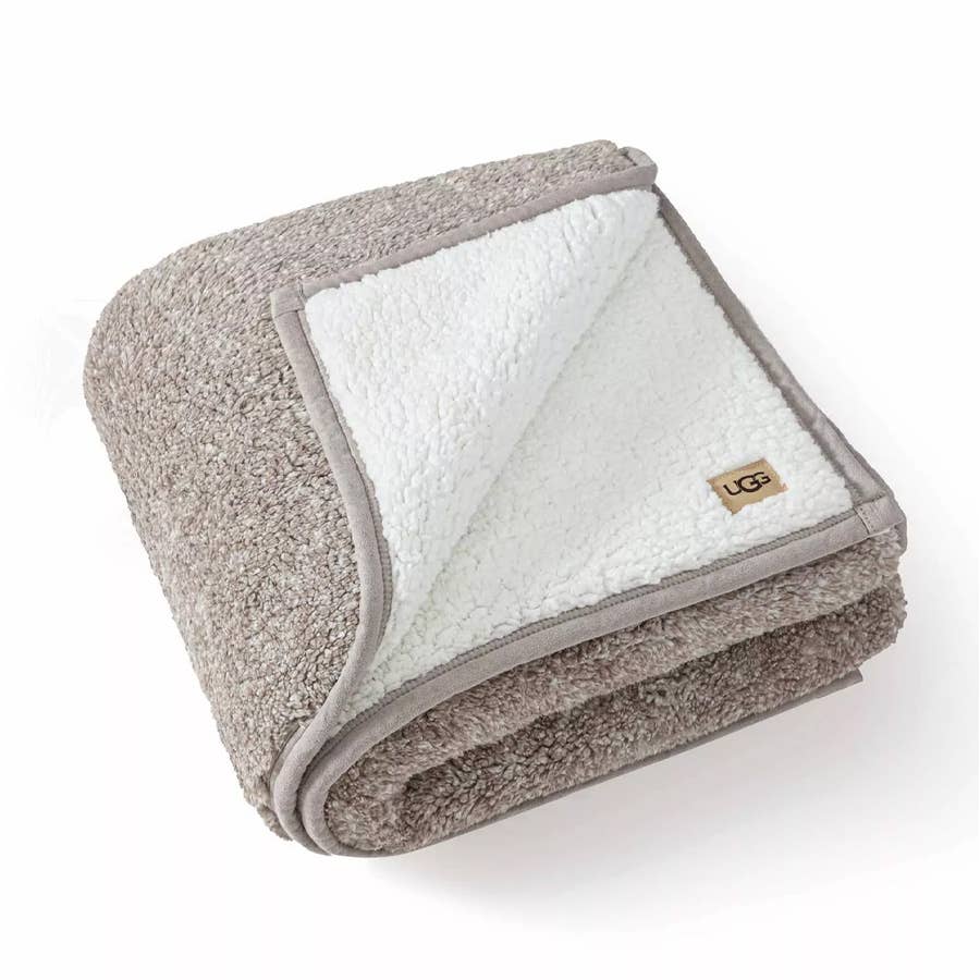 Macy's bestselling Ugg Classic Fluff Throw is a perfect gift, and it's ...