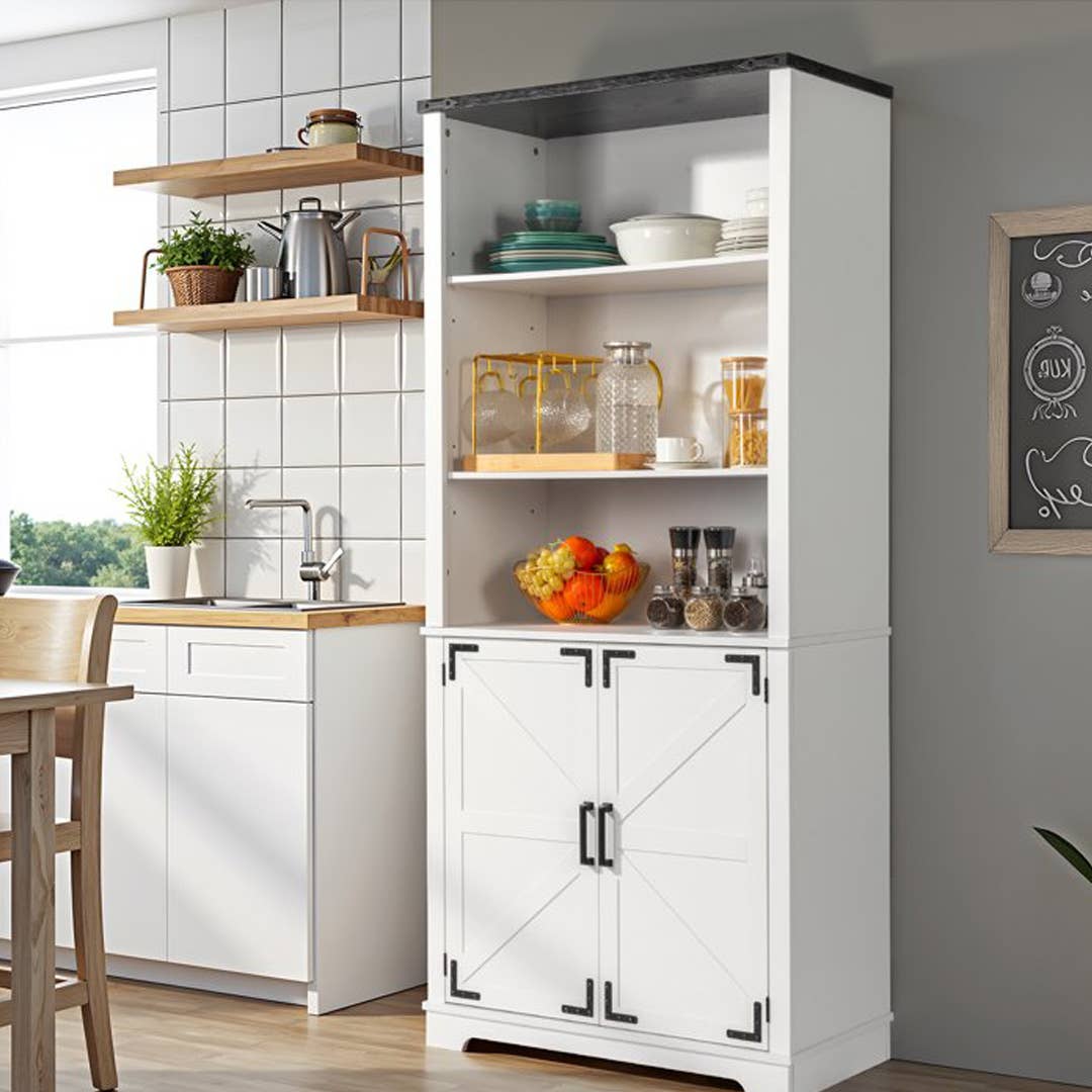 Walmart is selling a $365 farmhouse kitchen pantry for $80 - TheStreet
