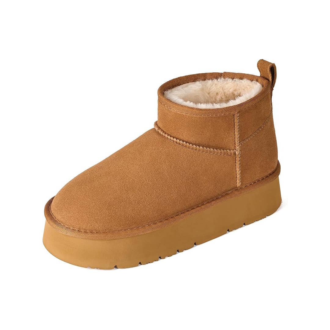 Amazon is selling winter suede platform boots from $26 - TheStreet