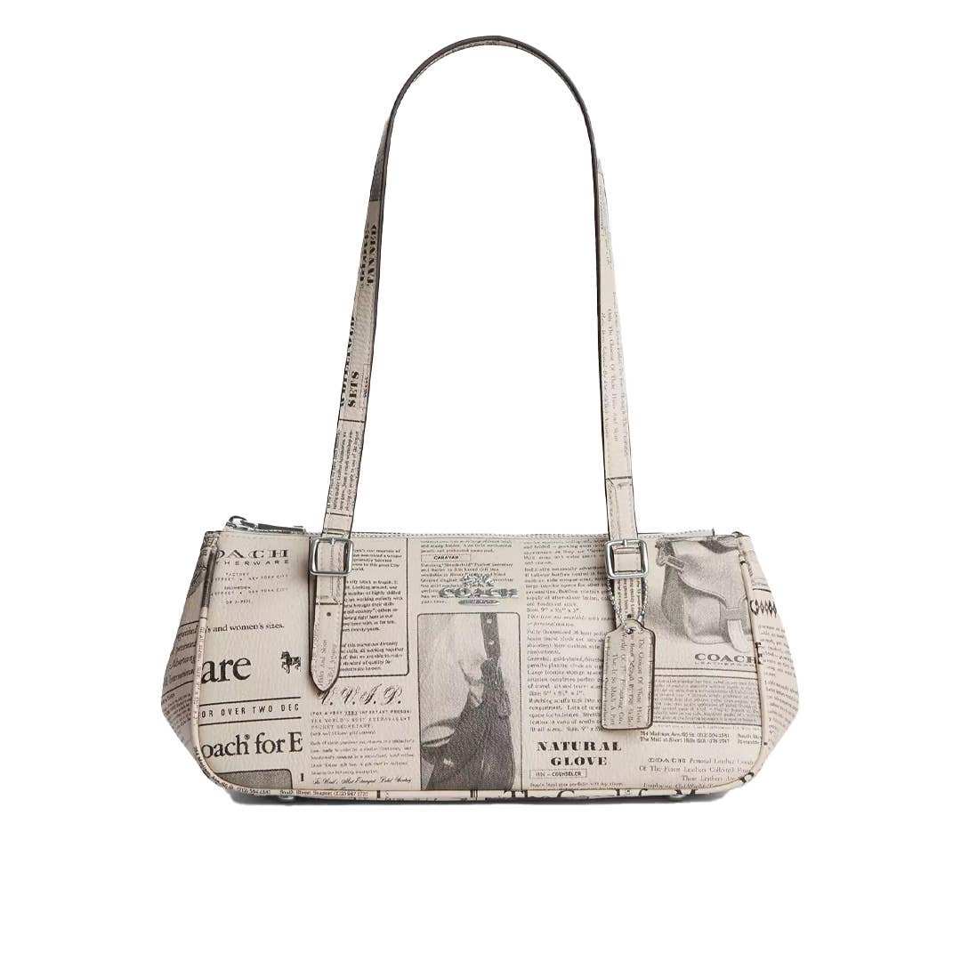 Coach Outlet's newspaper print collection starts at $45 - TheStreet