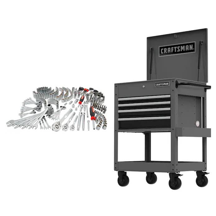 Lowe's has a Craftsman tool set and cabinet on sale - TheStreet